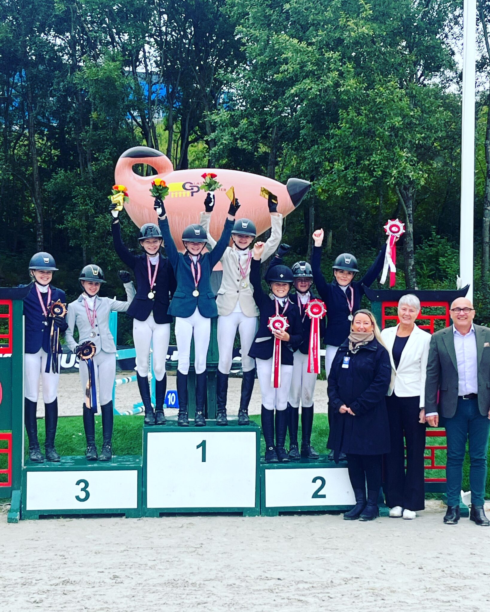 Rytterne kom hjem med gull i baggasjen